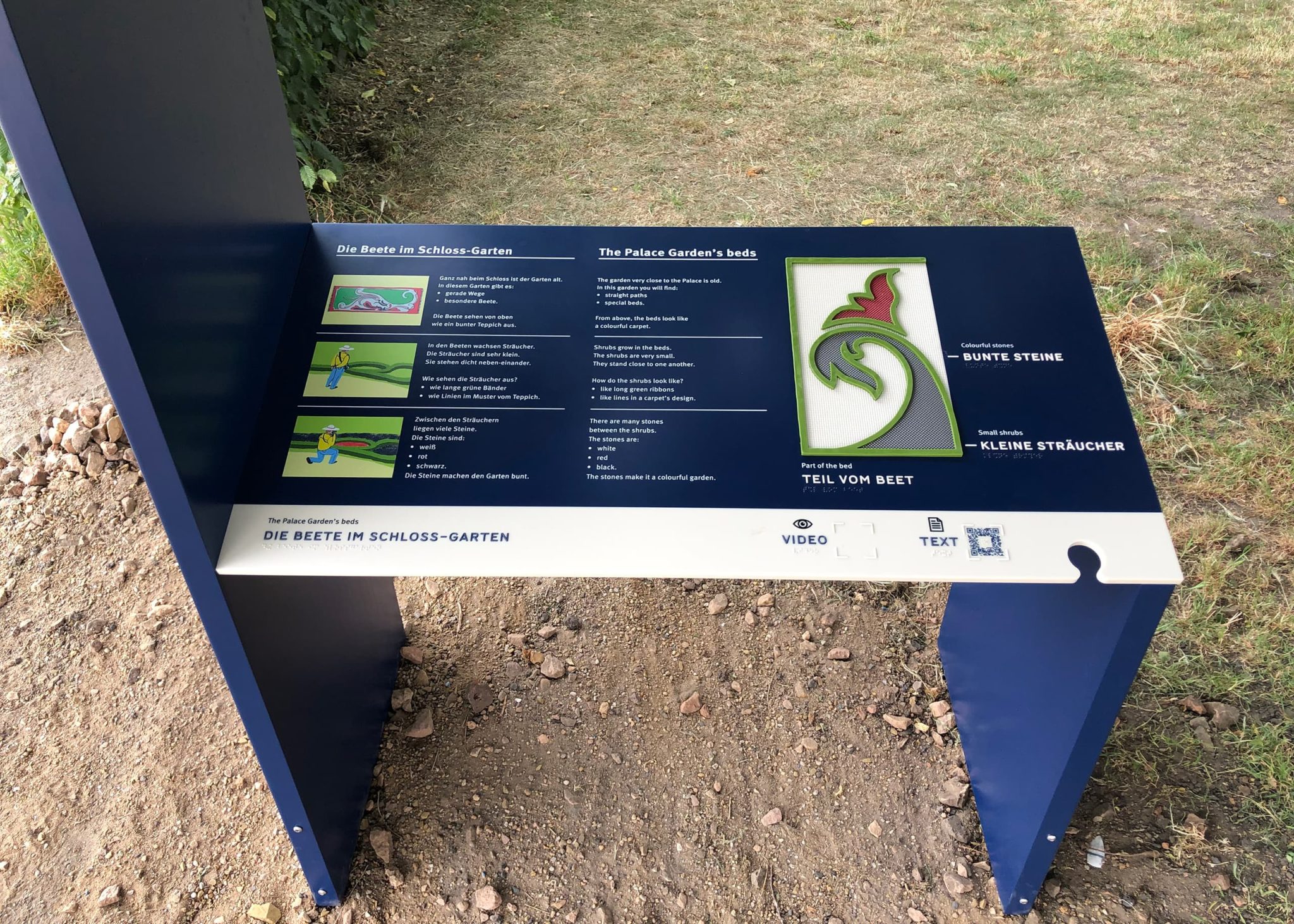 Information panels guidance system Charlottenburg Palace – werk5